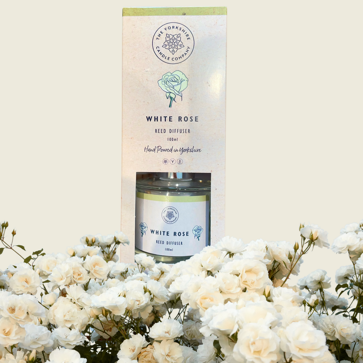 The Yorkshire Candle Company - Reed Diffuser - White Rose – Milners of Leyburn