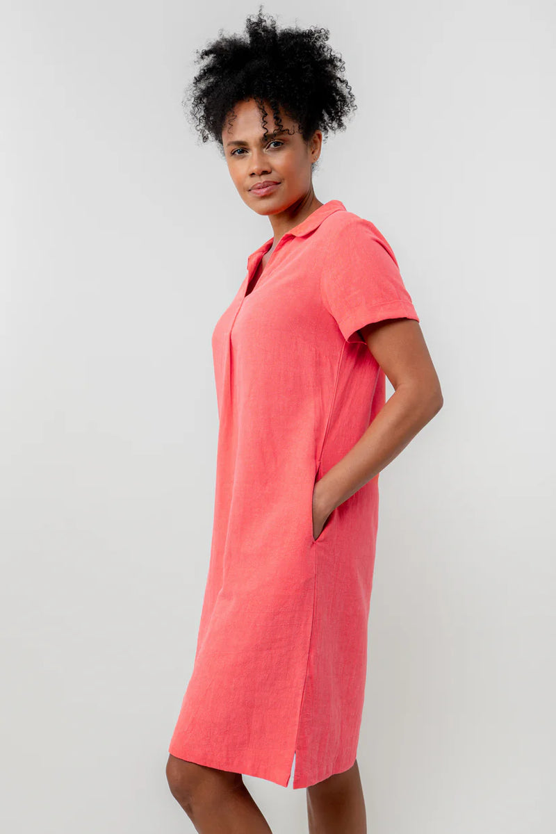 Lily & Me - Lavender Dress Plain Linen in Cerise – Milners of Leyburn