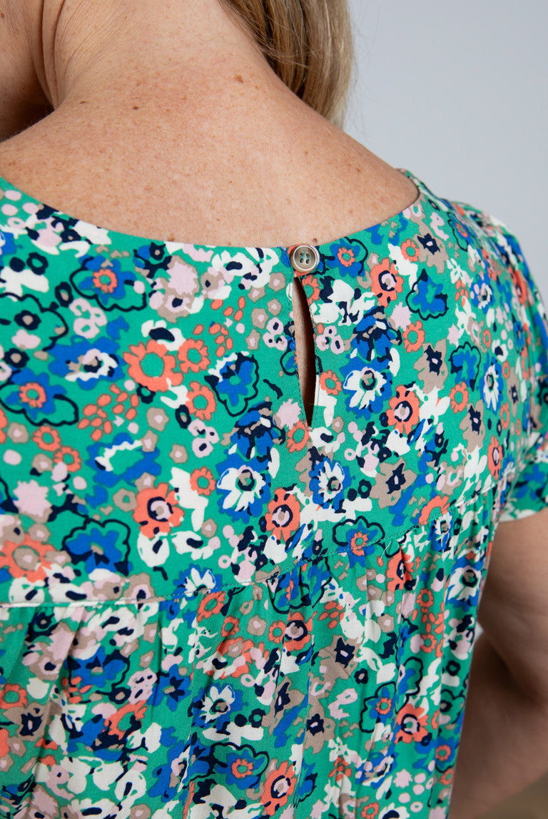 Lily & Me - Rosali Top Wild Flower - Apple Green – Milners of Leyburn