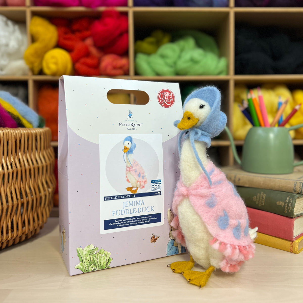 The Crafty Kit Company - Beatrix Potter Jemima Puddleduck - Needle Fel ...