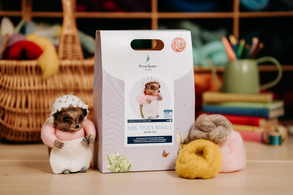 The Crafty Kit Company - Beatrix Potter Mrs Tiggy-Winkle - Needle Felt ...